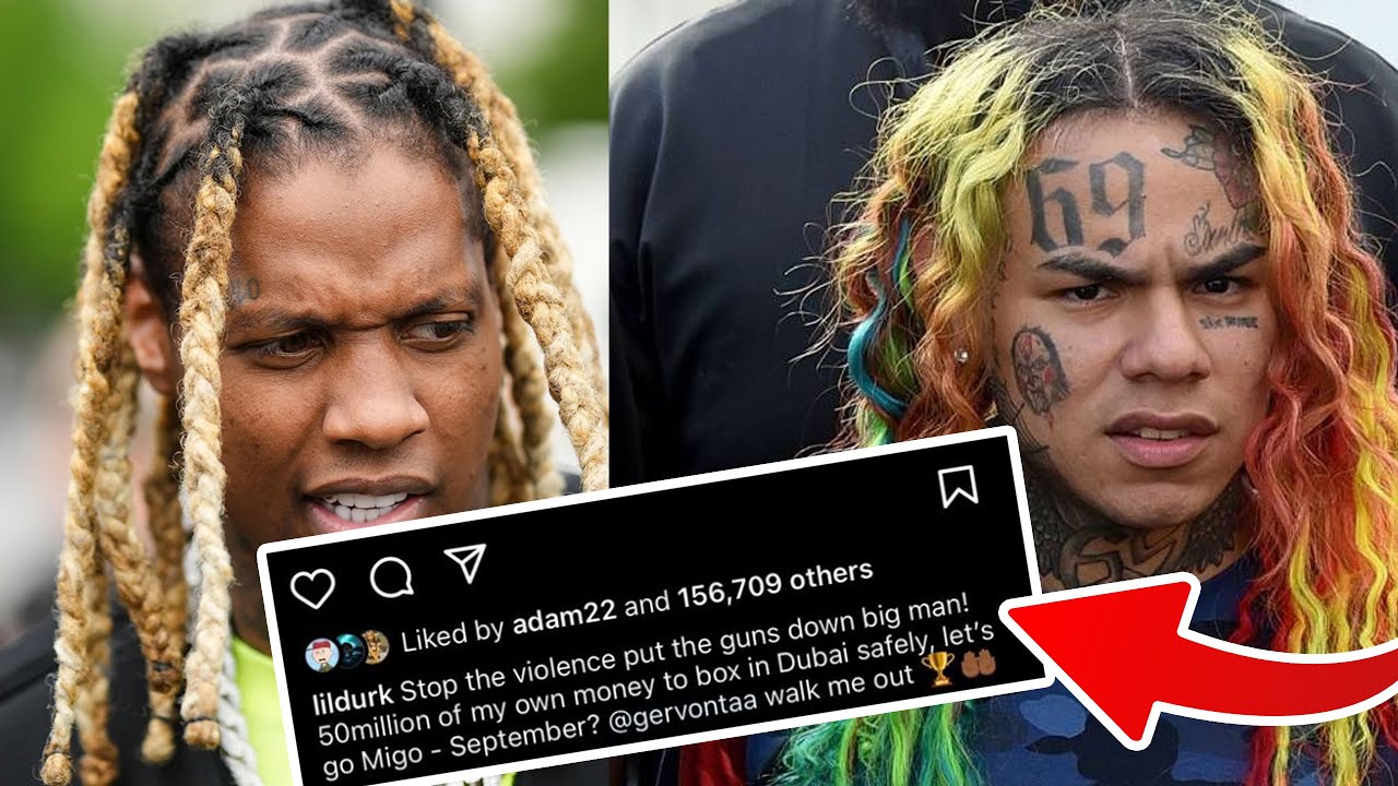 Lil Durk Calls 6ix9ine Out To Fight For $50 Million! - YouTube