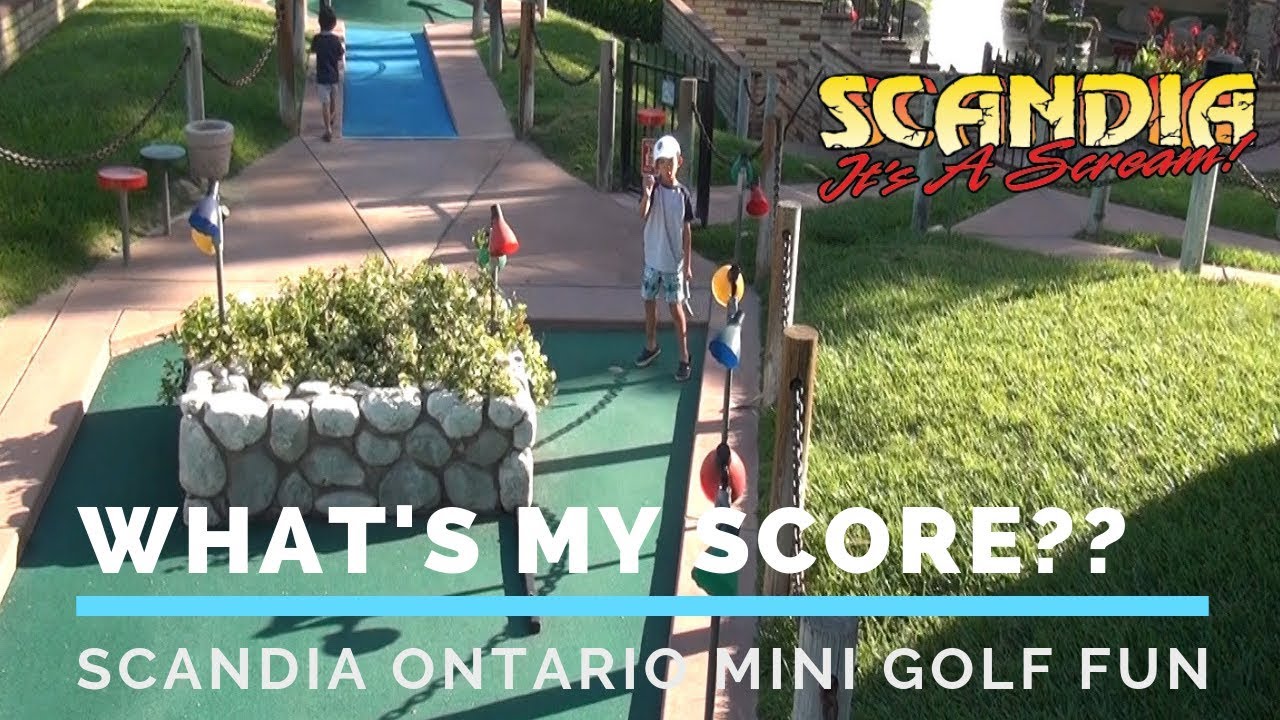 MINI GOLF Challenge Course with BEST SHOT and Other AMAZING RAMPS - YouTube