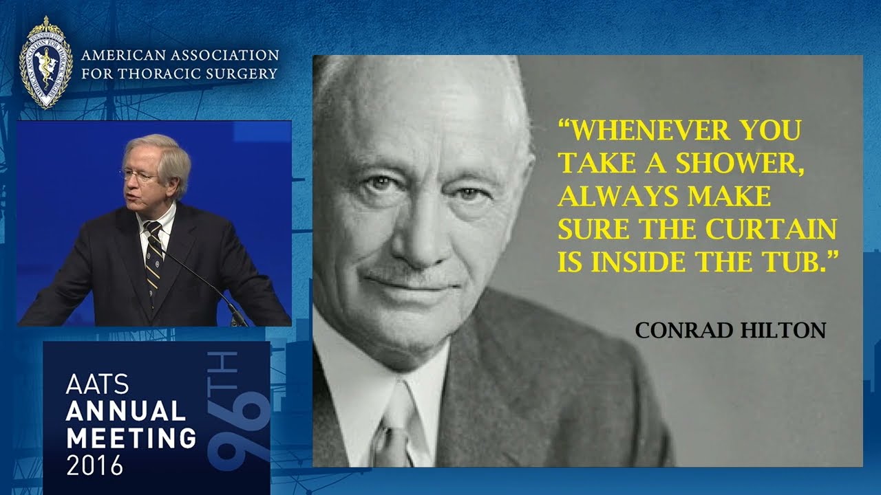 Dr. Joseph S. Coselli, 96th AATS Presidential Address - YouTube