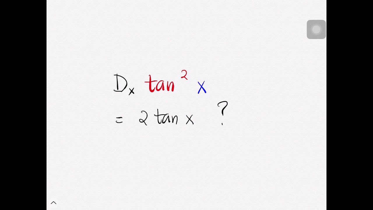 Chain Rule on Trigonometric Functions (by Inspection Technique) - YouTube