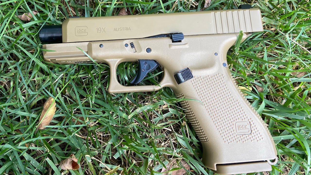 Glock 19x bb pistol, Co2 blowback - YouTube