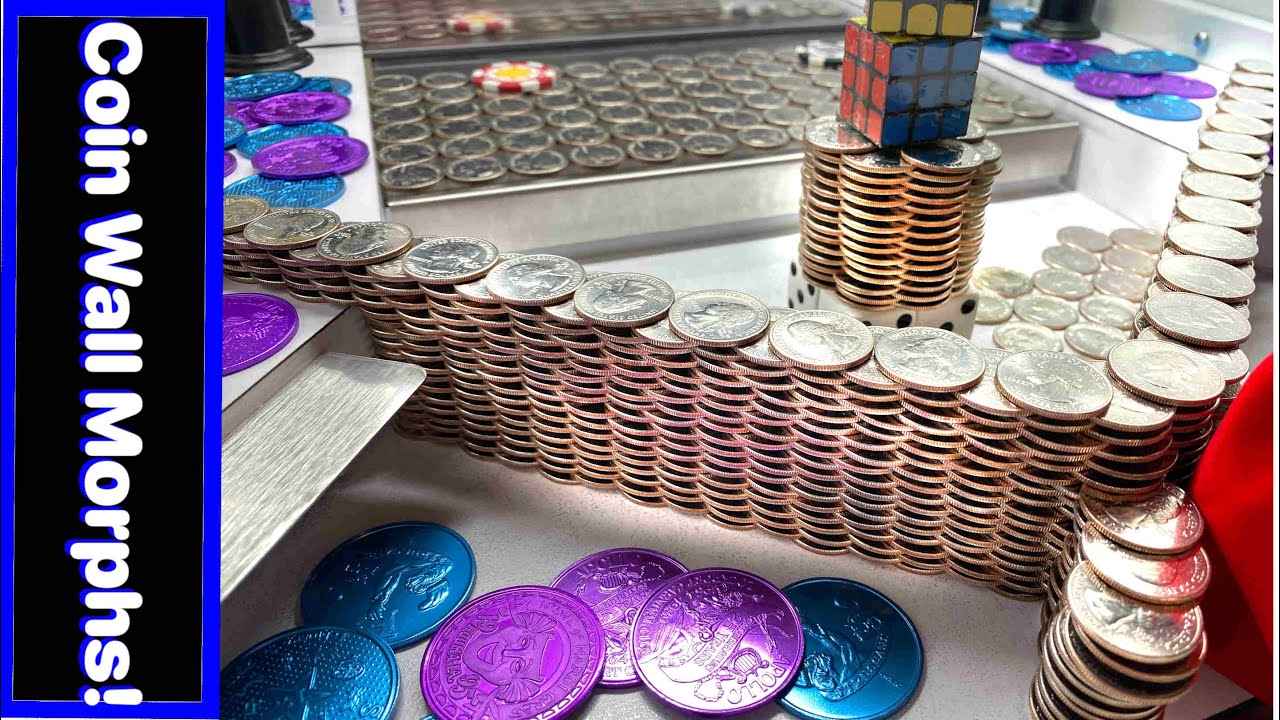 Coin Wall Millions inside the Coin Pusher! Giveaway! Ep 169 - YouTube