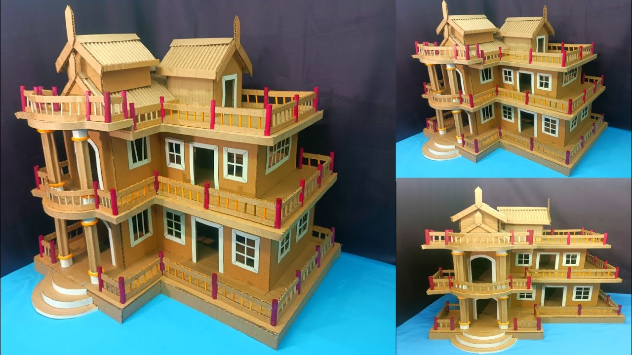 Easy Hand Made Organizer House Crafts Idea | Amazing House Model Design ...