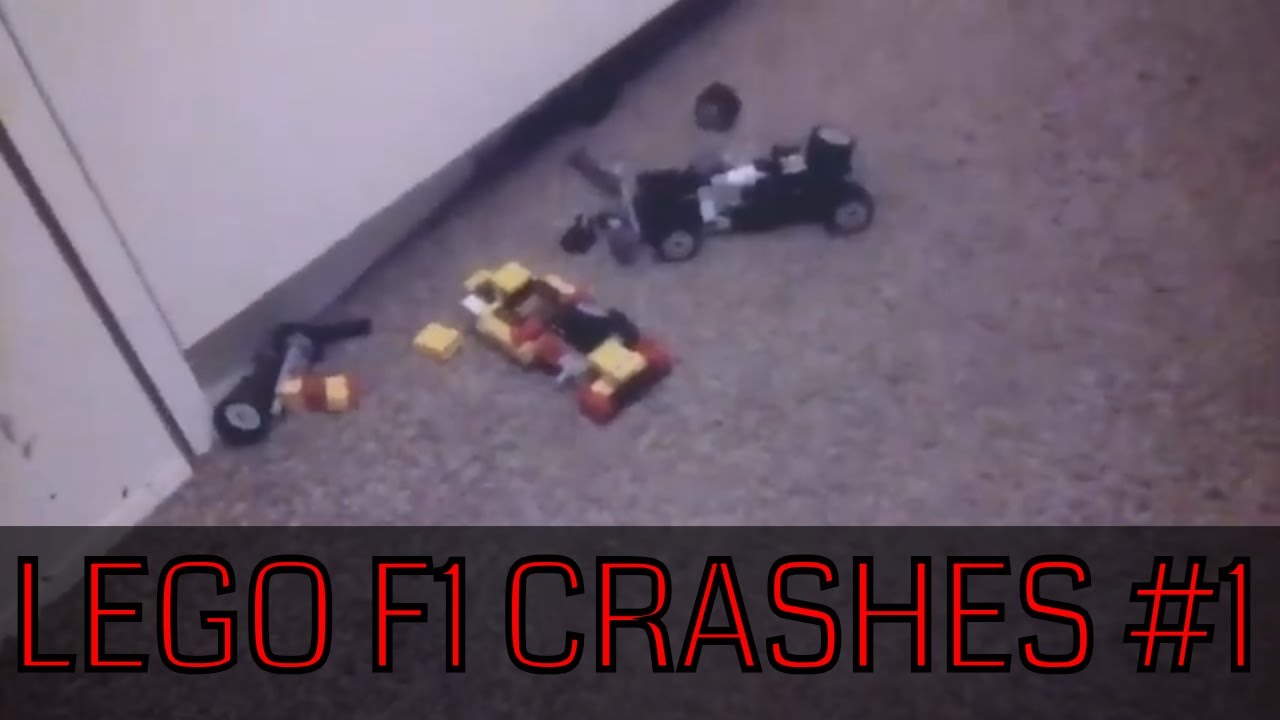 Lego F1 crashes - YouTube