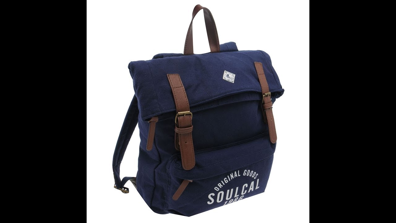 Обзор Рюкзак Soul Cal Fold Over BackPack - YouTube