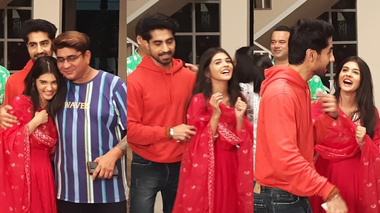 Pranali Rathod, Harshad Chopra and Rajan Shahi Celebrate YRKKH ITA ...