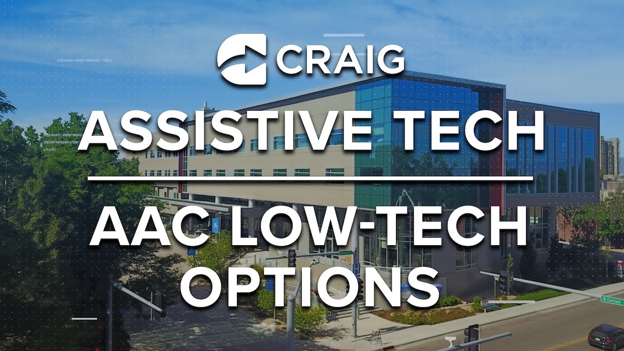 Assistive Tech Video Series | AAC Low-tech Options - YouTube