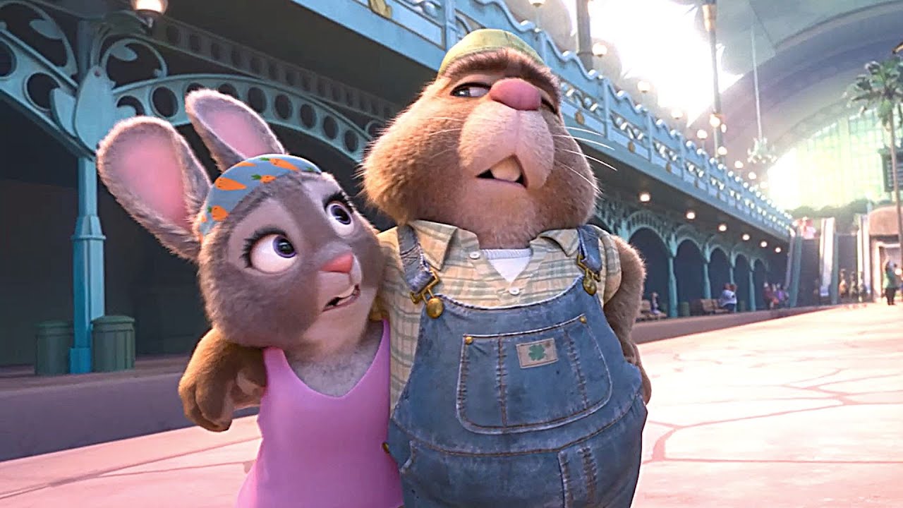 family hopps save molly again zootopia+ - YouTube