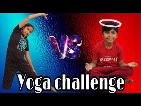 yoga challenge|| Bhoomi and krish vlogs #yoga #funny