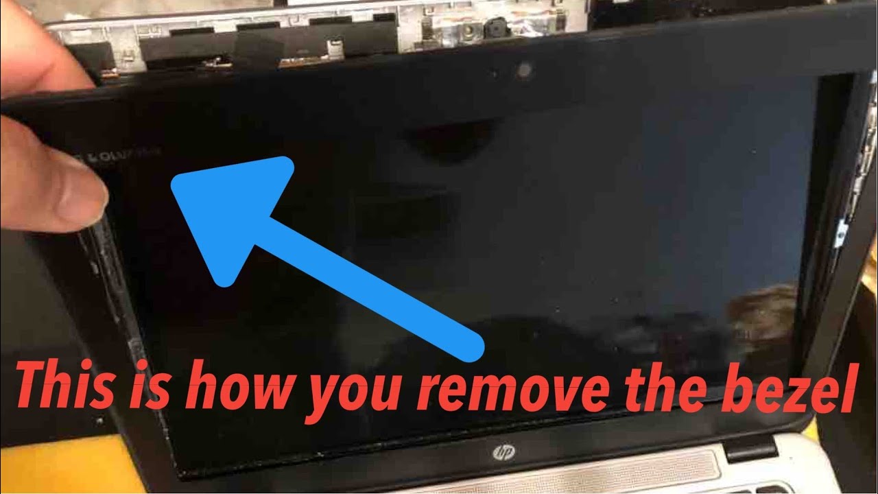 HP Elitebook 820 G3- How To Replace/Remove the Plastic BEZEL Trim ...