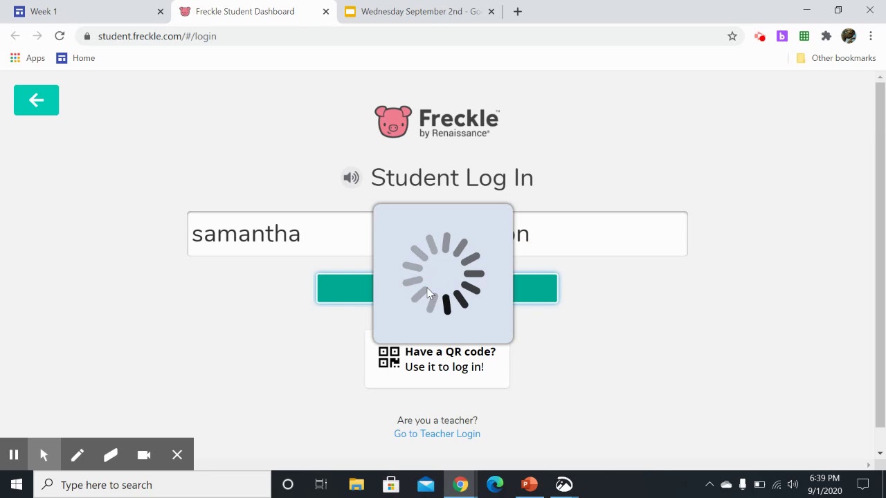 Freckle Login Instructions - YouTube