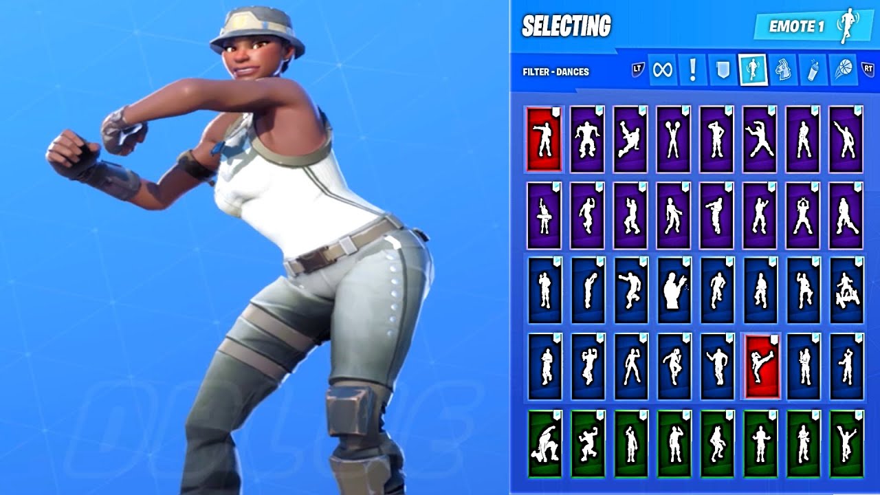 🔥 REACON EXPERT SKIN SHOWCASE WITH ALL FORTNITE DANCES & EMOTES 😱 - YouTube