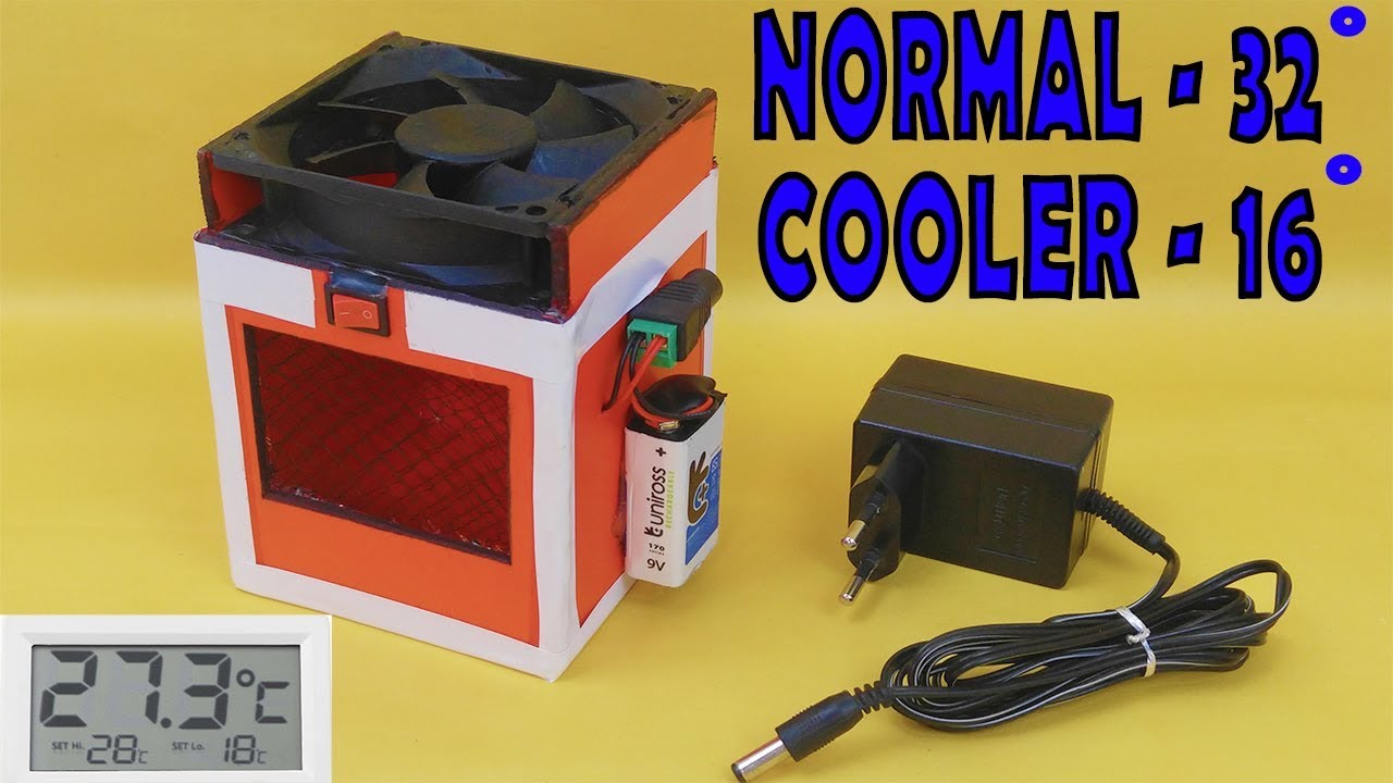 How to make Air Conditioner Homemade DIY - YouTube