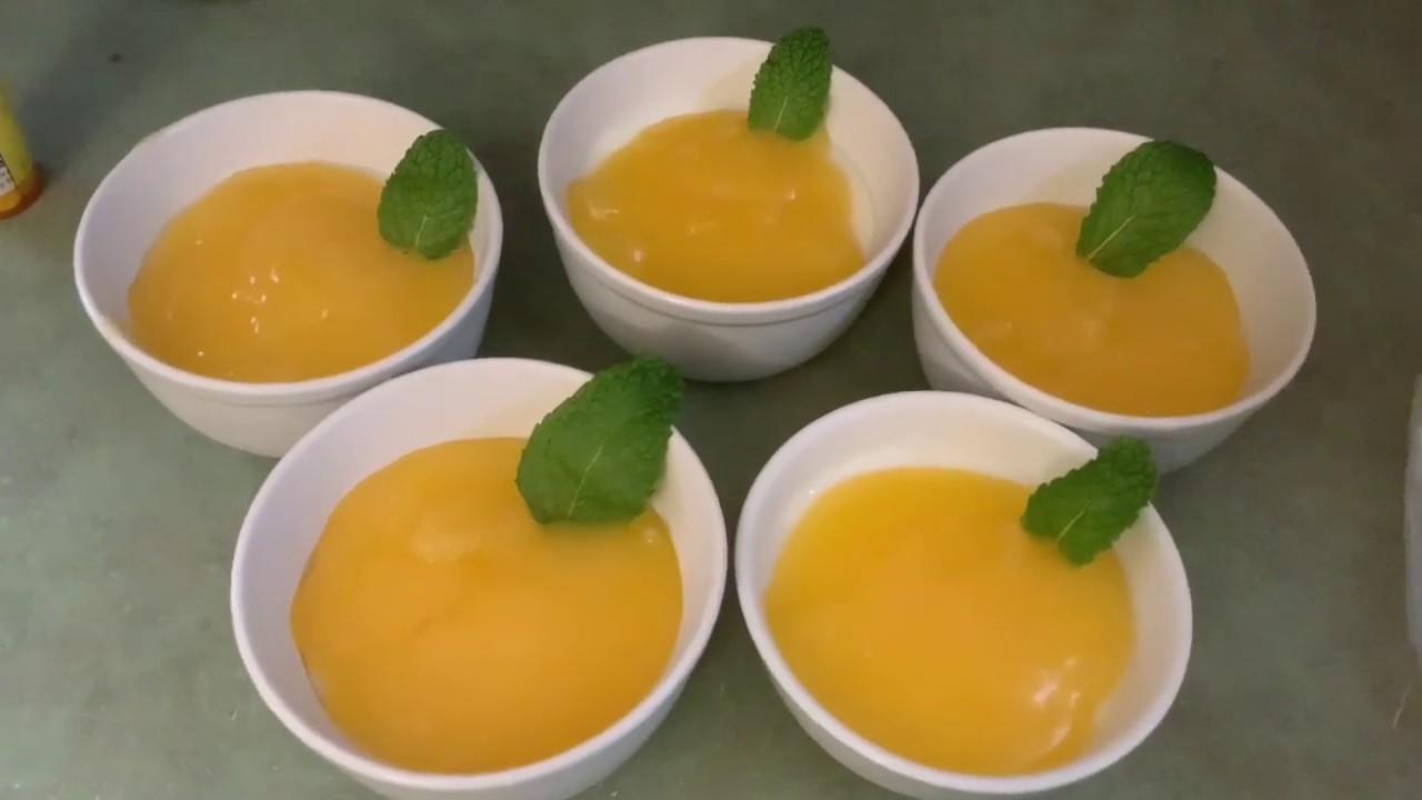 Balooza or Orange Pudding - YouTube