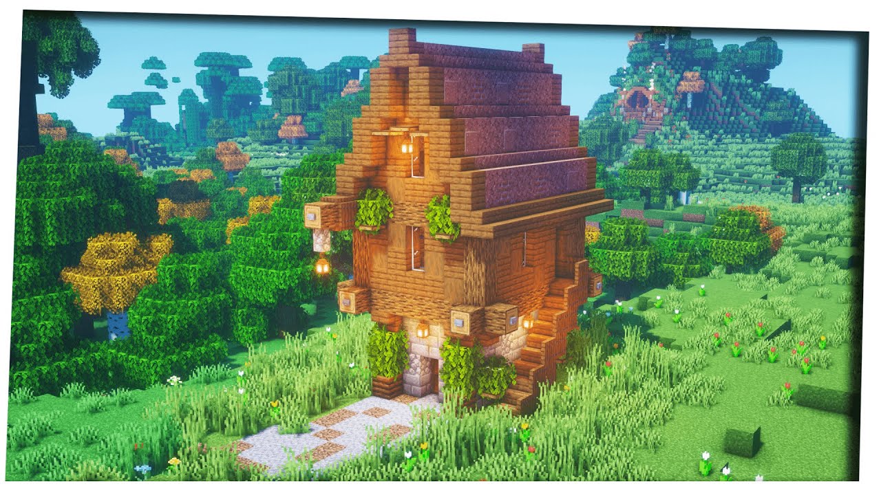 Minecraft House: 15 Minute Build Challenge!! - YouTube