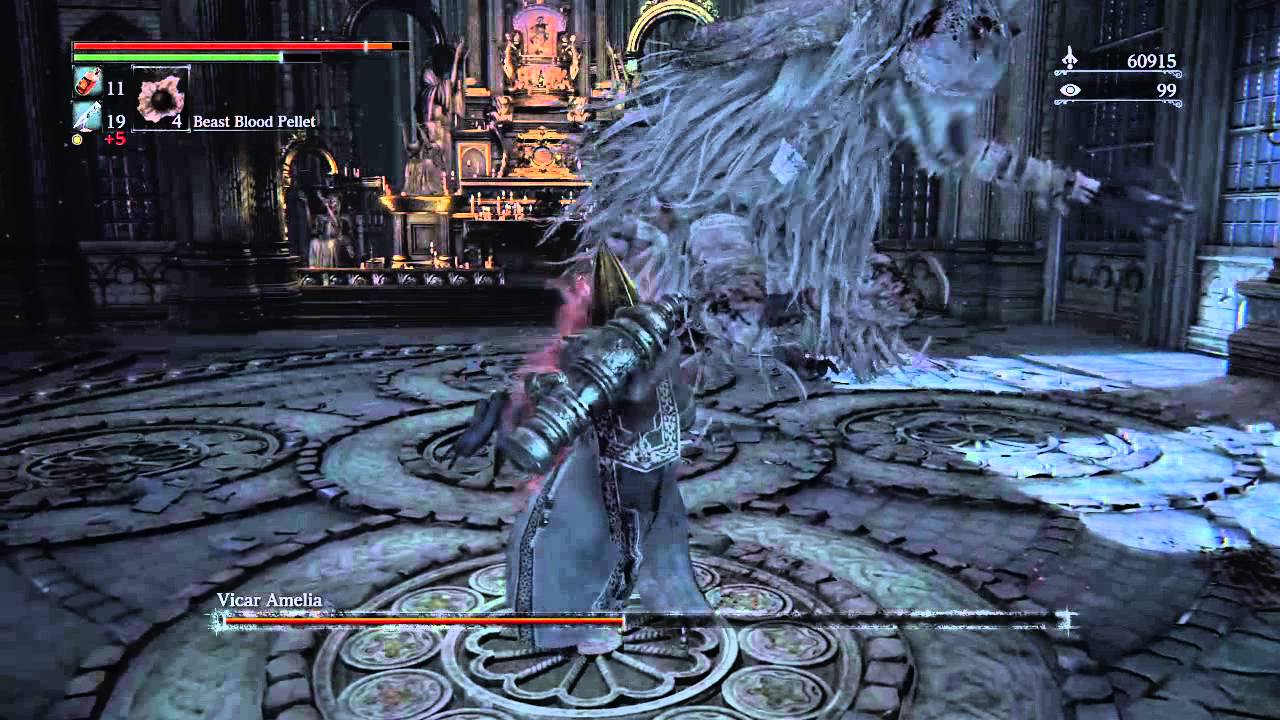 Bloodborne™ Arcane Logarius Wheel NG+++ Vicar Amelia - YouTube