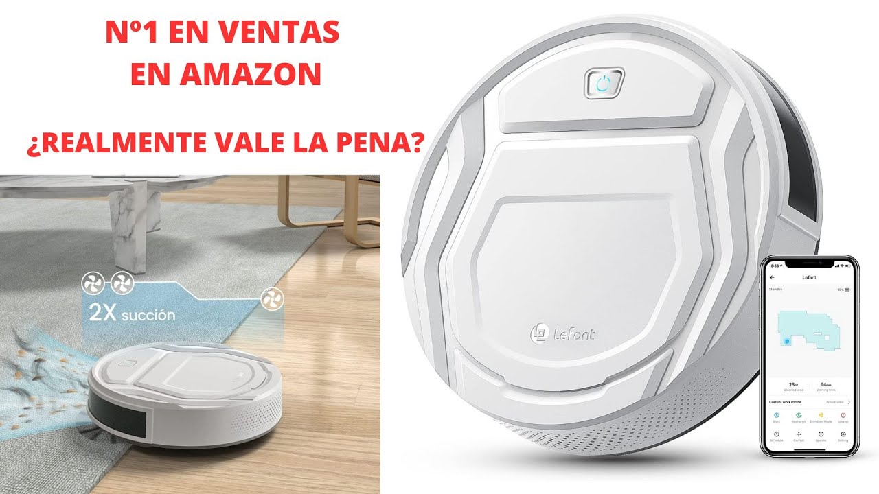 El Robot Limpiador Más Vendido en AMAZON: LEFANT Robot Aspirador ...