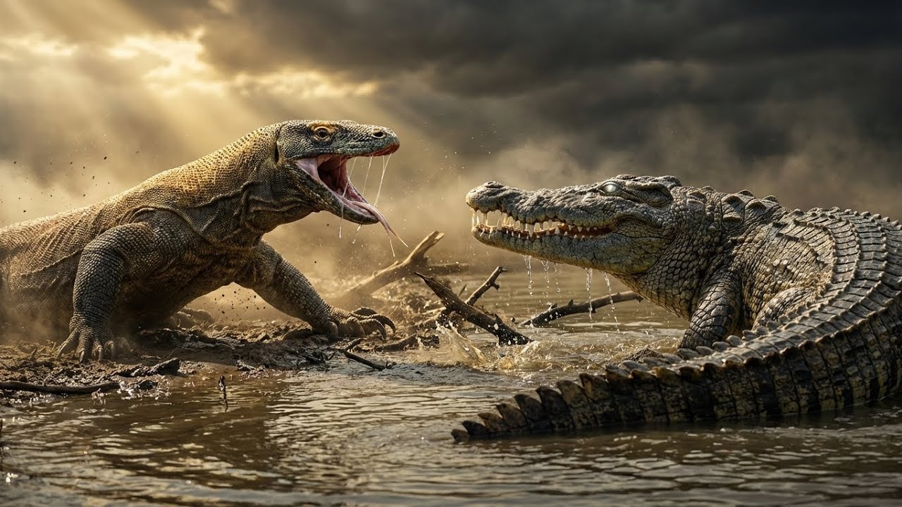 Komodo Dragon vs Saltwater Crocodile: The Ultimate Apex Predator ...