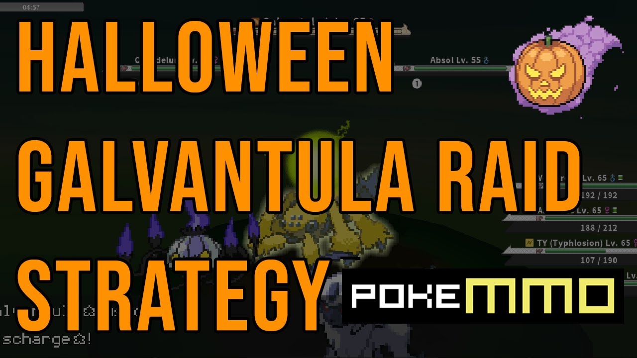 Galvantula Raid Guide | Halloween 2024 [PokeMMO] - YouTube