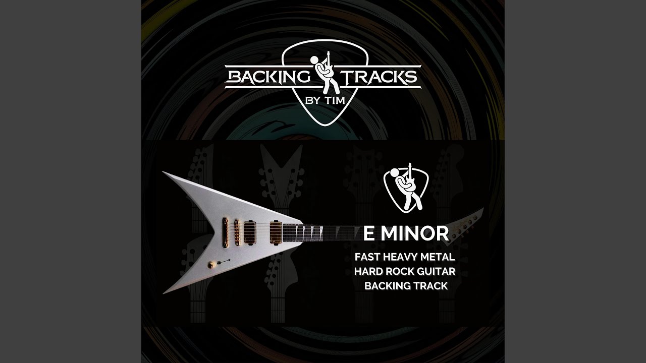 Fast Heavy Metal Hard Rock Guitar Backing Track in E Minor - YouTube