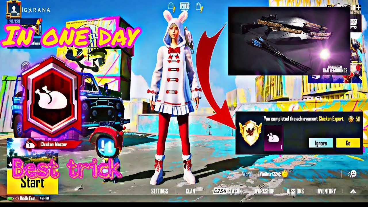 Easy way to get chicken expert achievement | How find crossbow in livik ...