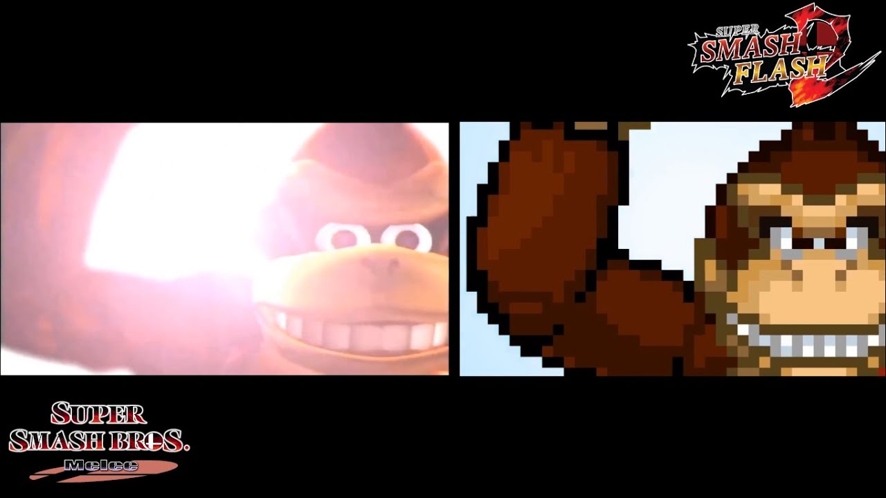 SSBM vs. SSF2 Intro comparison | Super Smash Bros. Melee Vs. Super ...