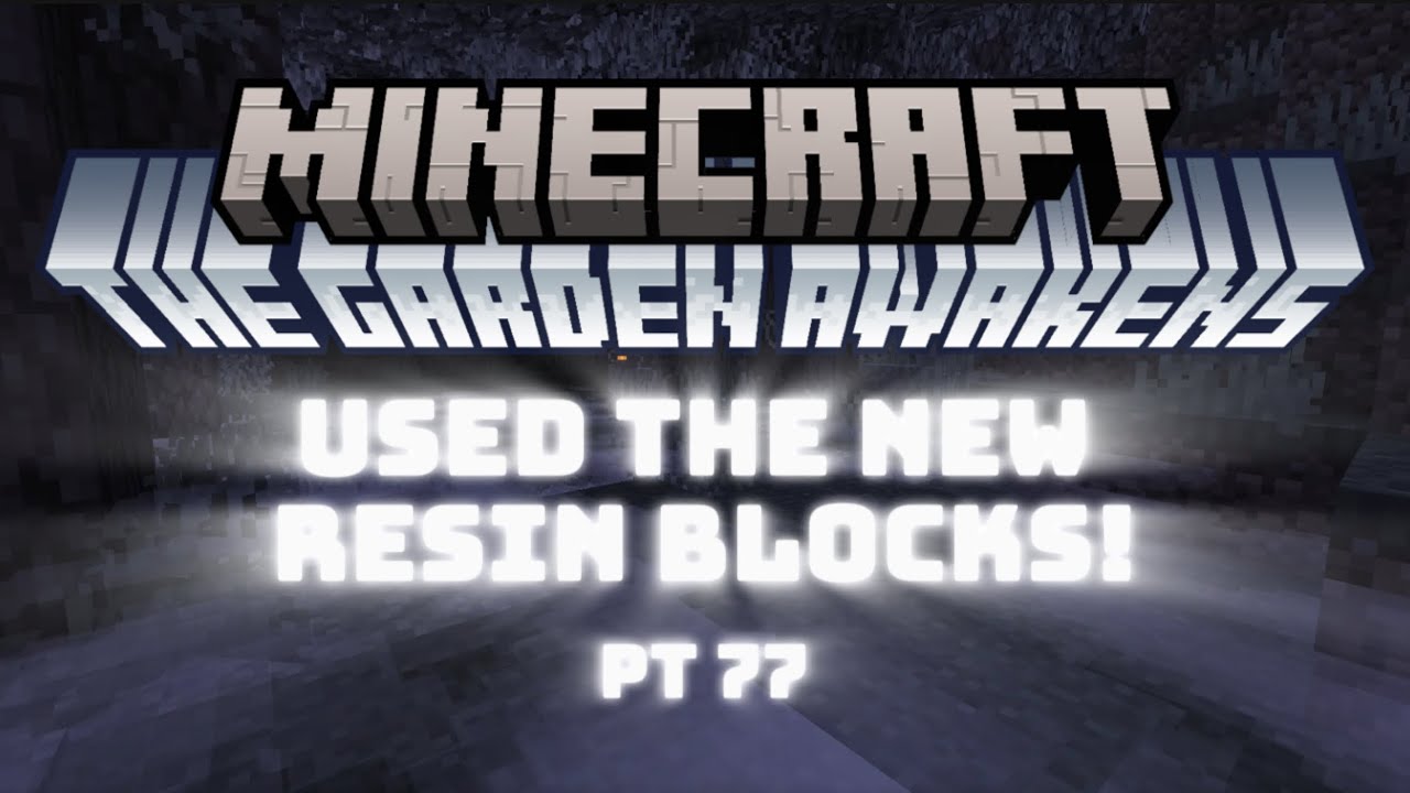 Minecraft Part 77 - Using the new Resin blocks! - YouTube