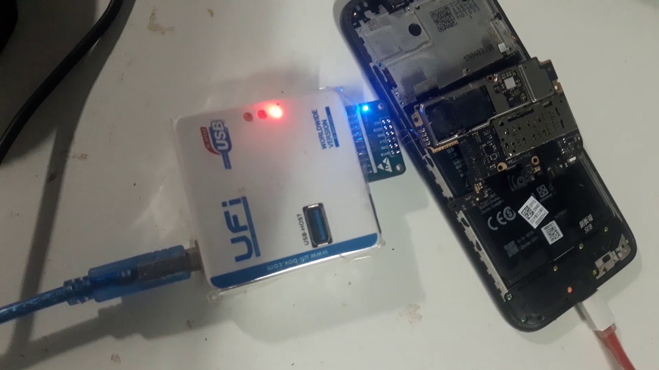 UFI BOX Working write - YouTube