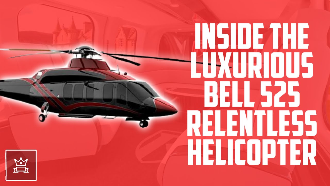 Inside The Luxurious Bell 525 Relentless Helicopter - YouTube