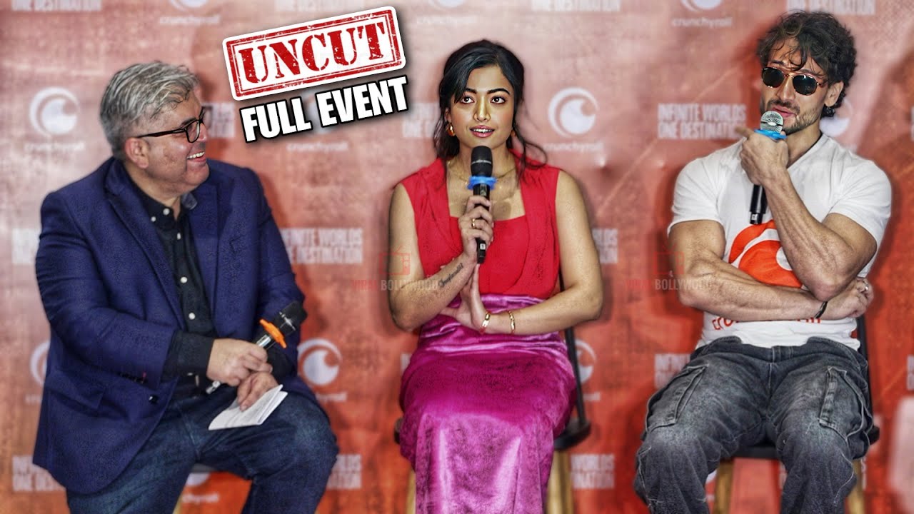 UNCUT - Crunchyroll Celebration of ANIME With Rashmika Mandanna, Tiger ...