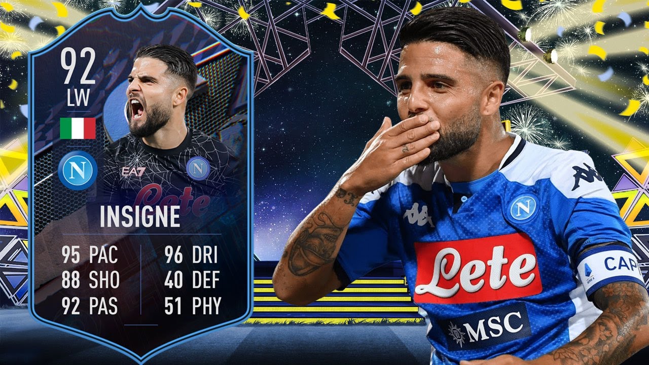 92 Fut Captain INSIGNE PLAYER REVIEW! Insigne has Awoken! FIFA 22 ...
