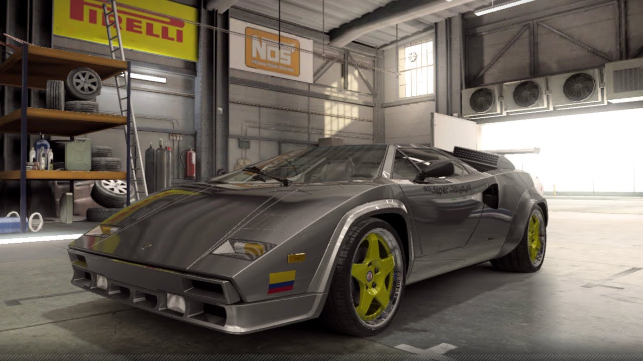 【CSR2】Countach LP 5000 QV (elite 50), launch manual 9.85x WR , shift ...