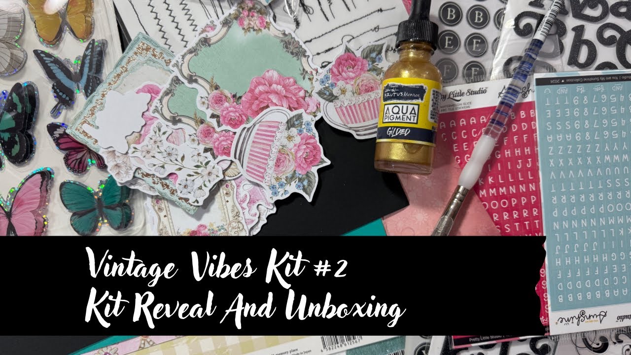 Vintage Vibes Kit#2- Reveal And UnBoxing - YouTube