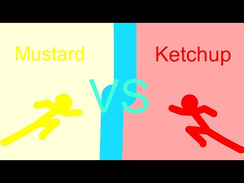 Mustard vs Ketchup: The Ultimate Showdown | Epic Stickman Fight - YouTube