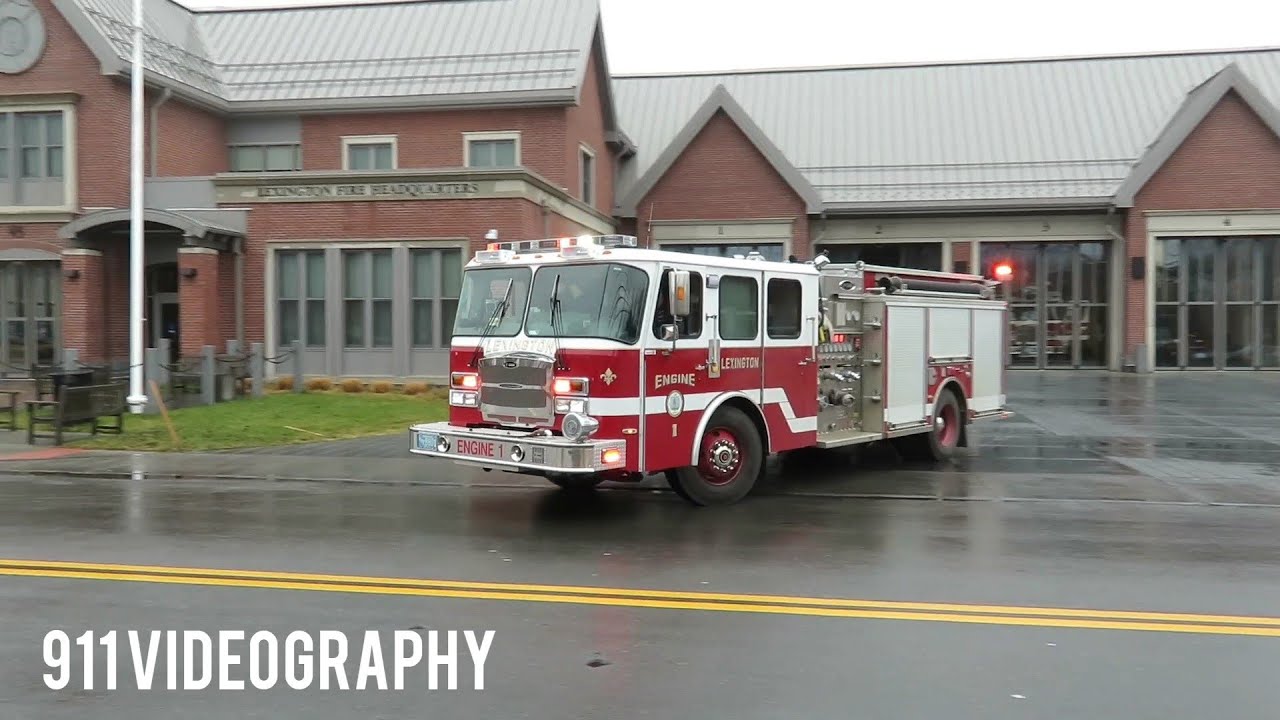 Lexington Fire Department Medic 1 And Engine 1 Responding - YouTube