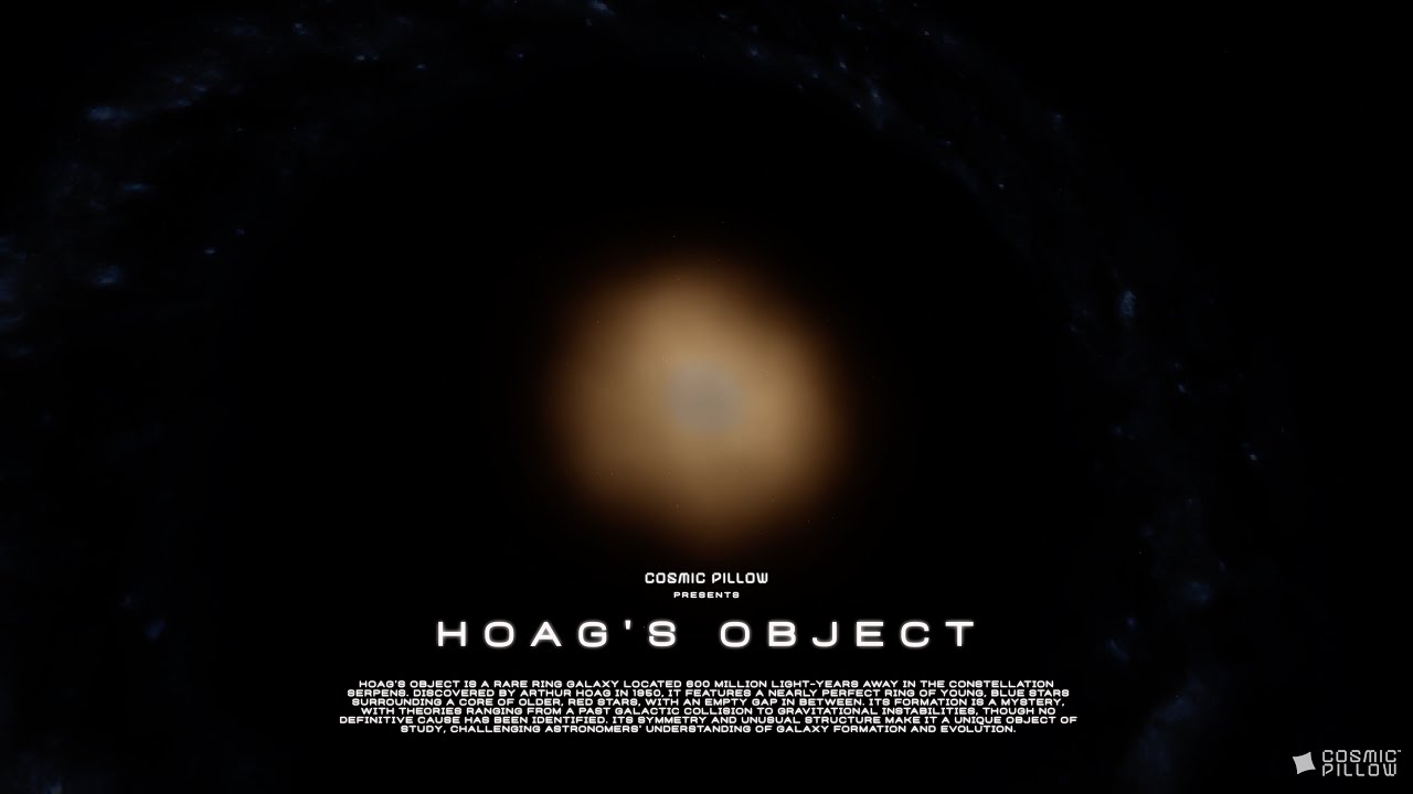 Hoag's Object | Space Ambient Music - Rare Ring Galaxy - YouTube
