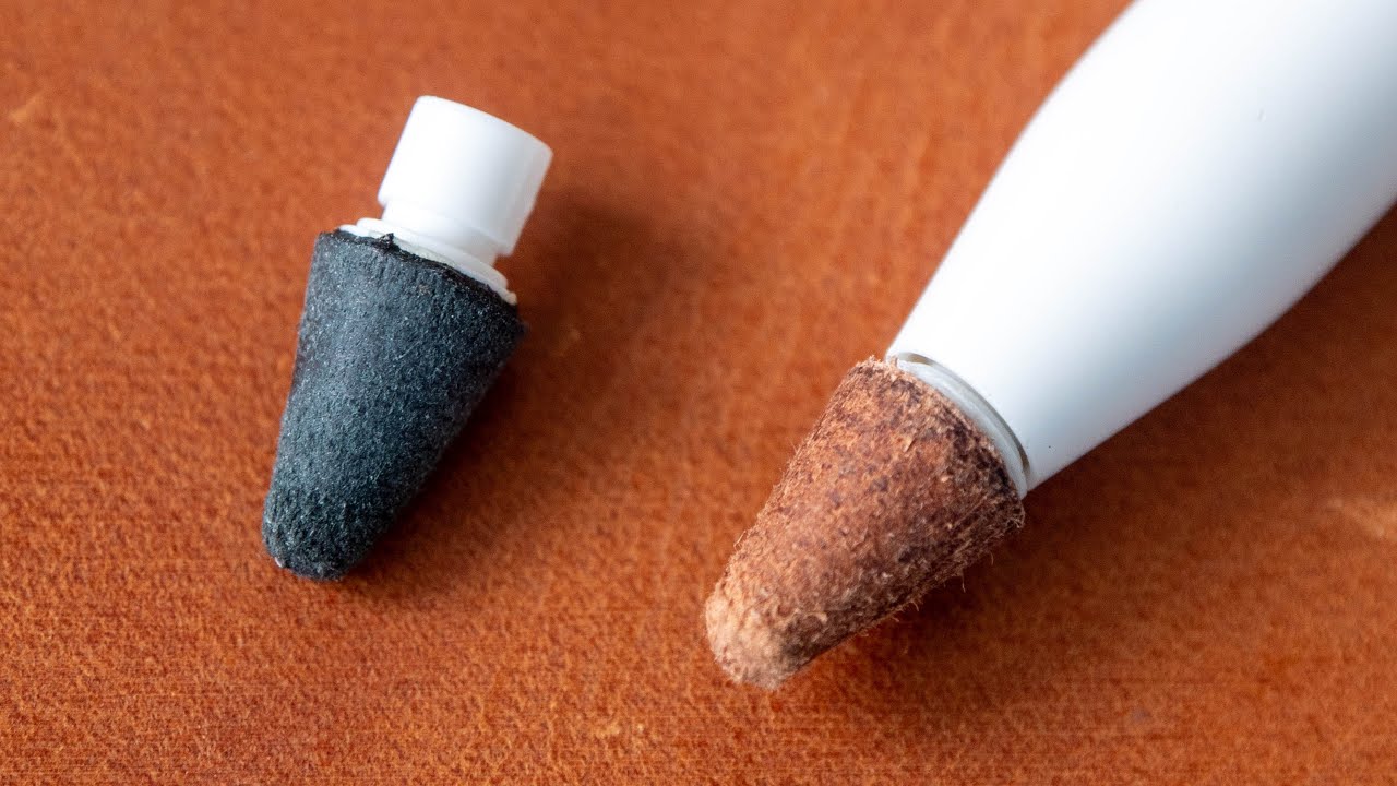 Gen 2 LEATHER pen tips for Apple Pencil - YouTube