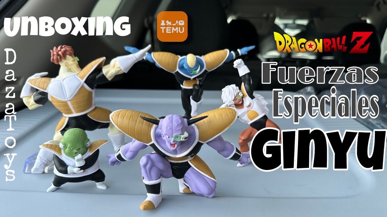 Figuras de Las Fuerzas Especiales Ginyu en Su Pose | Dragón Ball Z ...