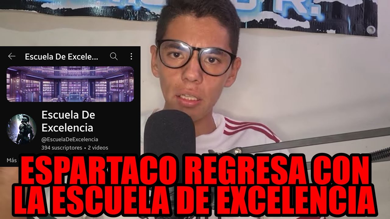 ESPARTACO 18 REGRESA Y ABRE SU ESCUELA DE EXCELENCIA #reaccion #lolcow ...