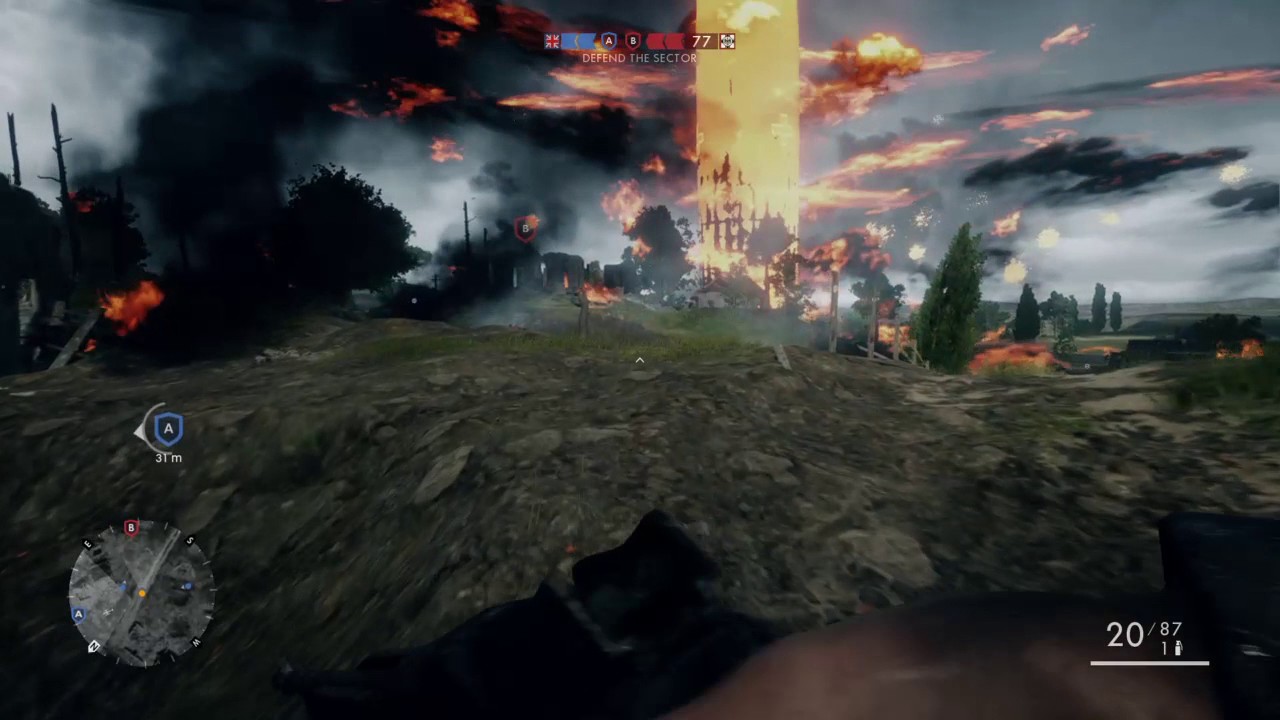 BF1 Fire Tornado Glitch - YouTube