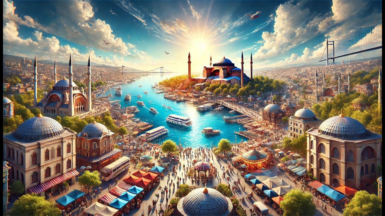 Flying Over Istanbul: 4K Drone Footage Set to Traditional Turkish ...
