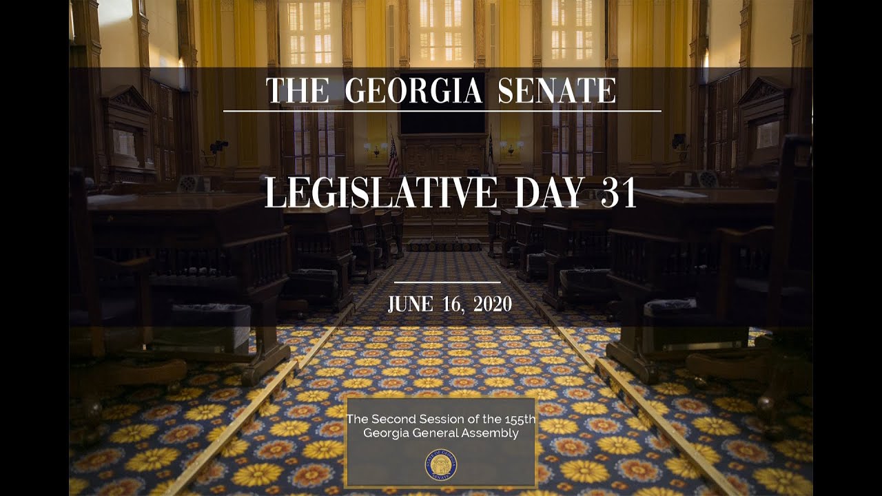 Georgia Senate 2020, Day 31 - YouTube