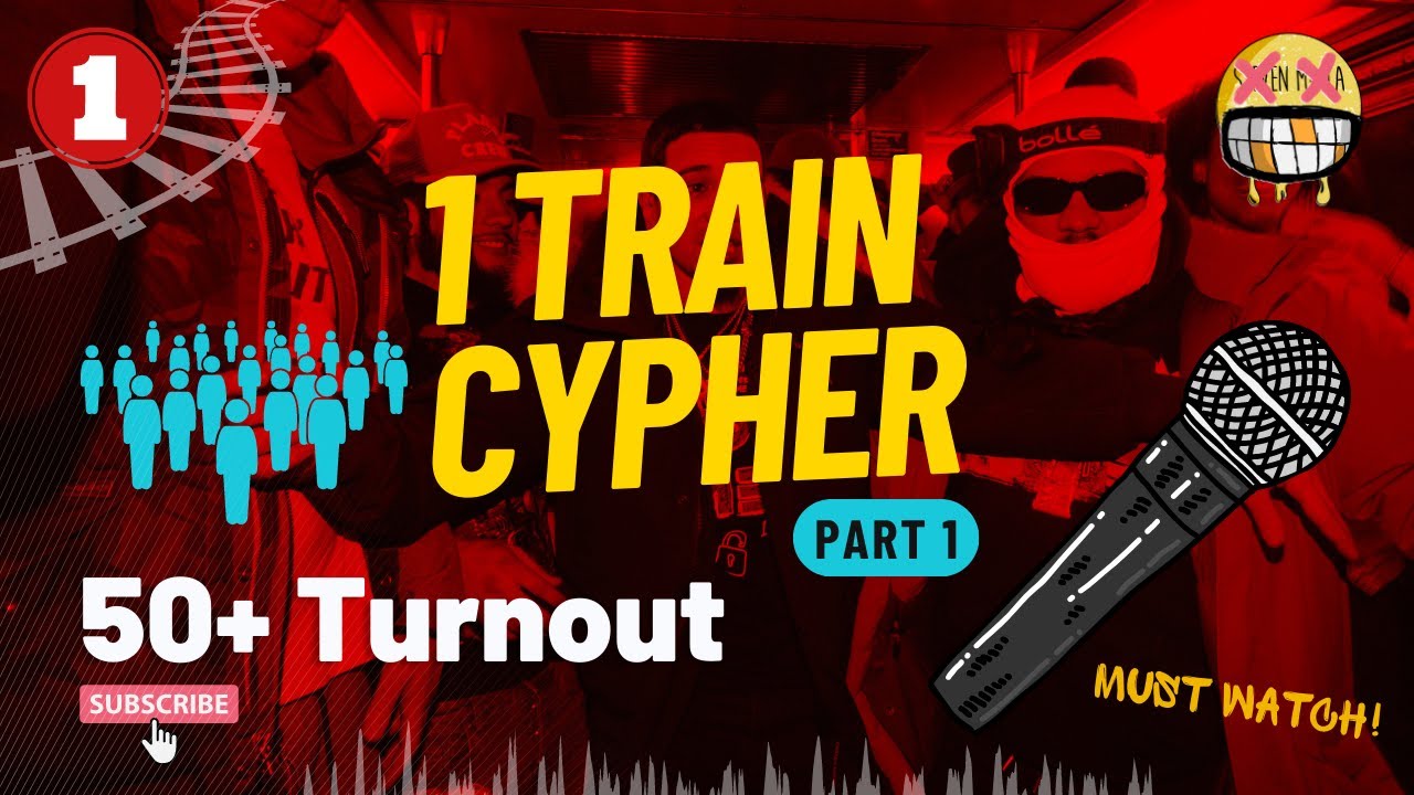 Got the train lit again! PT.1 (50+ turnout) | NYC 1TRAIN CYPHER - YouTube
