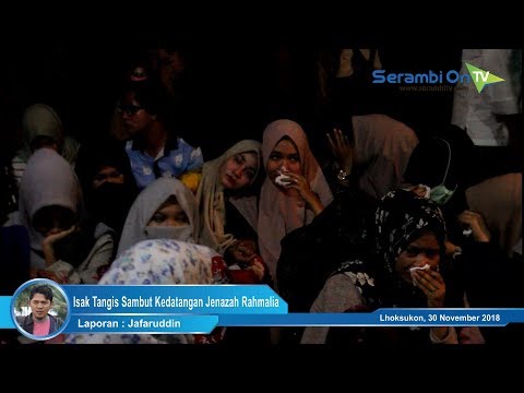 Isak Tangis Sambut Kedatangan Jenazah Rahmalia, TKW asal Aceh di Malaysia