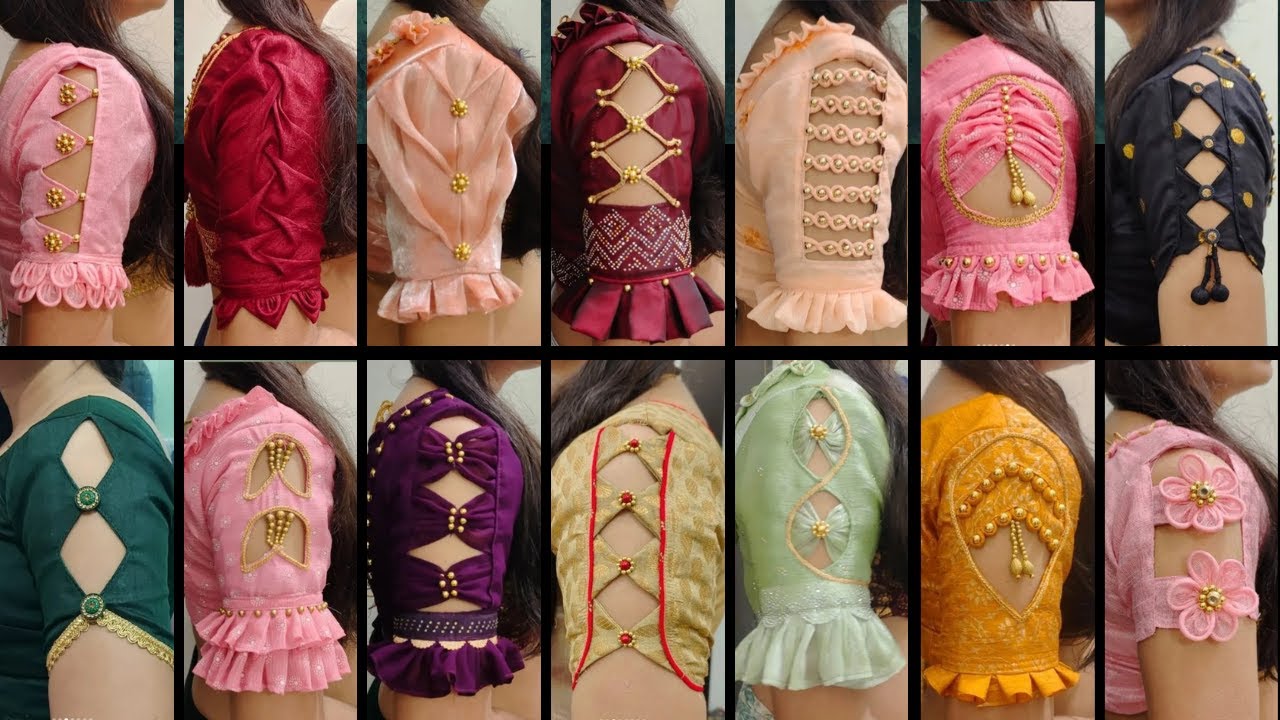 Trending sleeves design 2025 // ब्लाउज की बाजुओं का सबसे बेस्ट डिजाइन ...