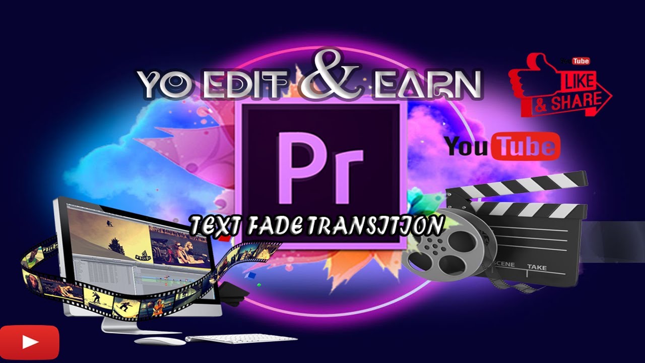TEXT FADE TRANSITION- ABODE PREMIUM PRO- professional Video Editing ...