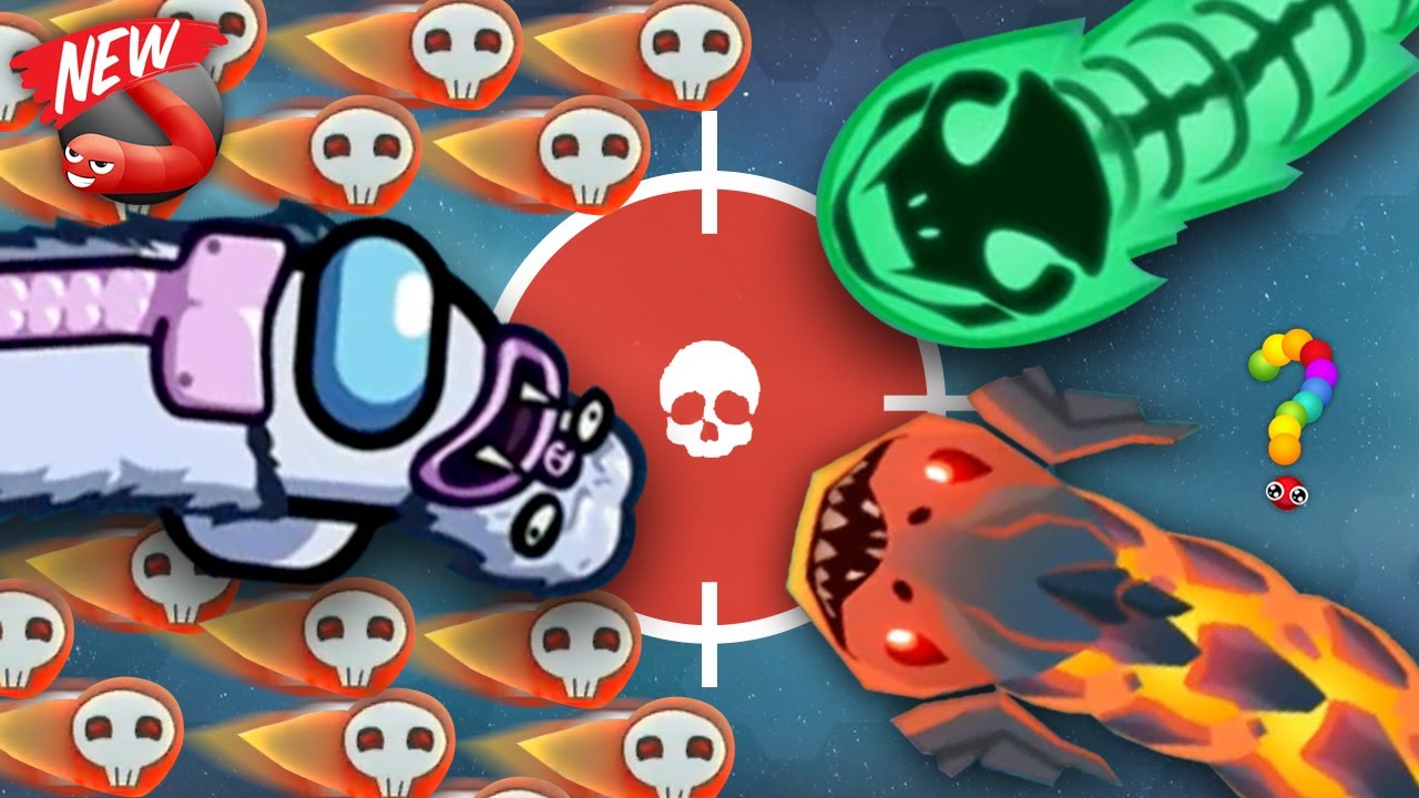 SNAKE IO 🐍 SPATY OMG ! Snakes x Among Us in Polus : PRO SNAKES vs BOSS ...