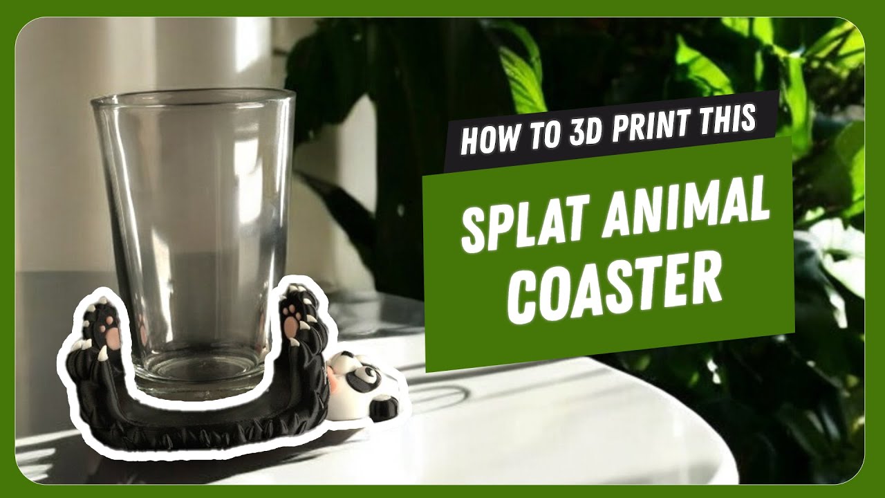 How to slice: Splat Animal Coaster - YouTube
