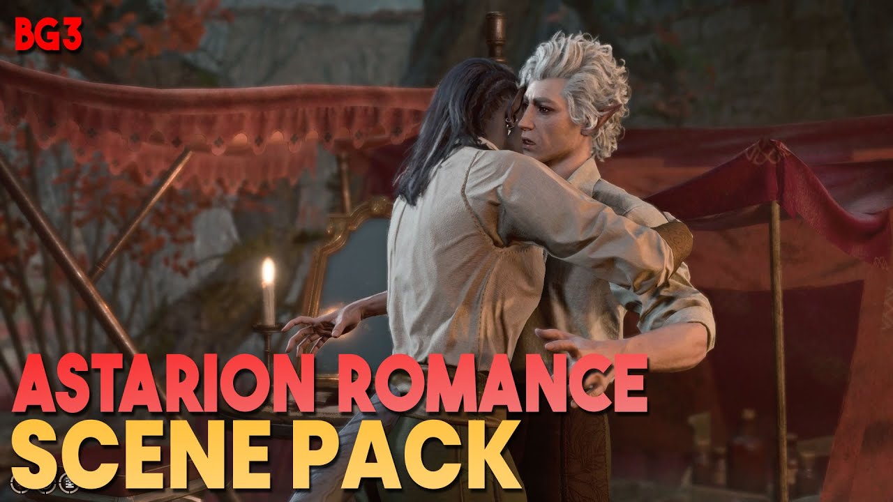 Astarion Romance Scene Pack || Baldur's Gate 3 || 1080p, 60FPS - YouTube