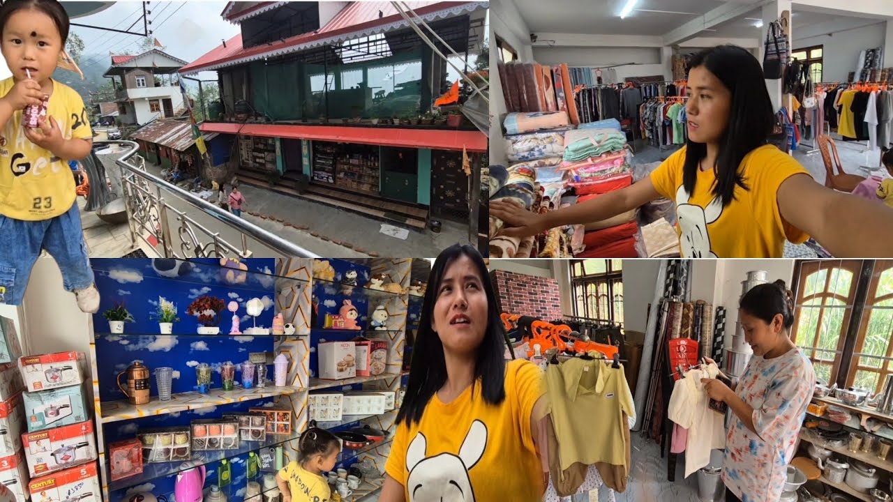Kolbong Bazar goko shati haro sanga halka amma chora ko shopping 🛍 ...